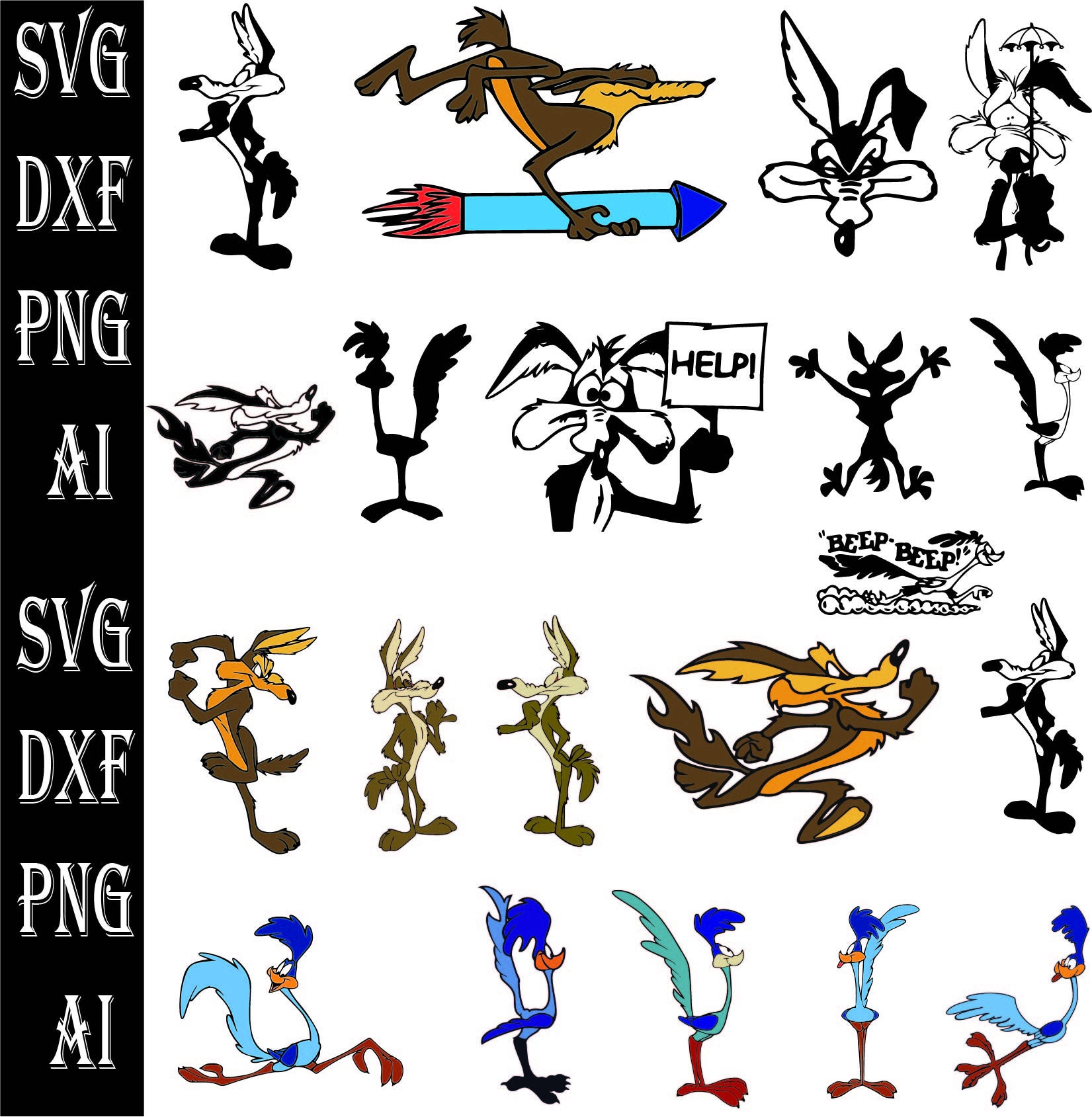 Coyote Wild Svg, Coyote Bundle Clipart,coyote Wild Svg, Coyote Splat ...