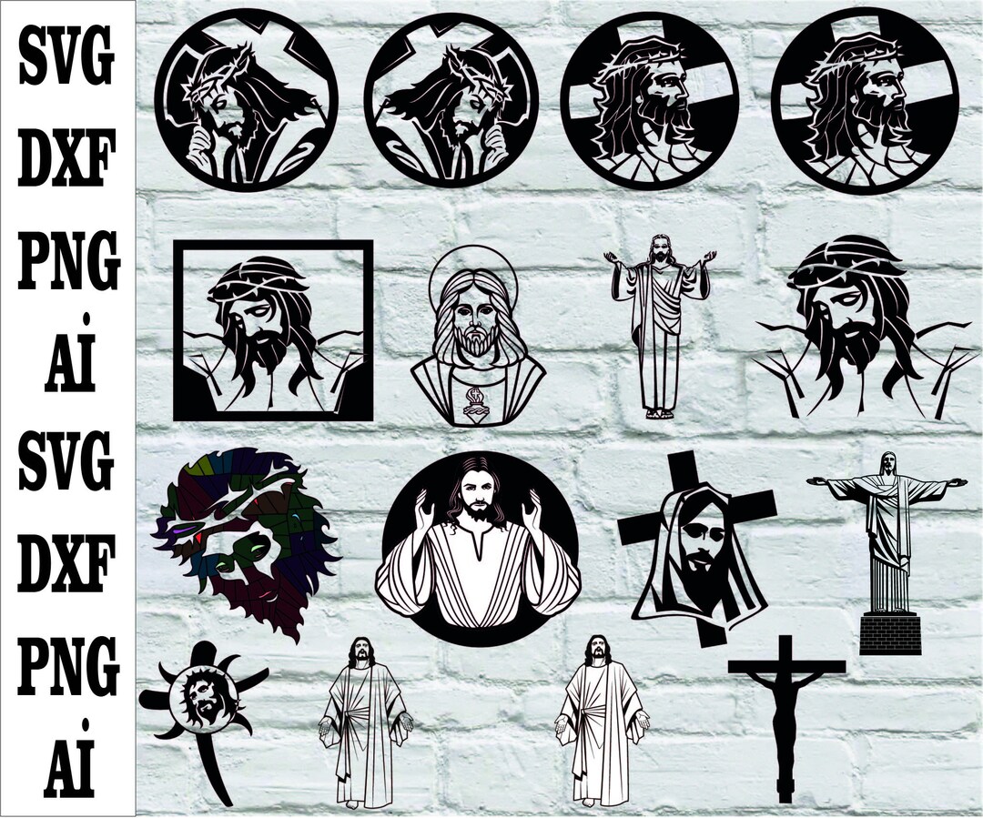 Jesus Cross Svg, Jesus Svg, Cross Svg, Crucifix Svg, Religious Svg ...