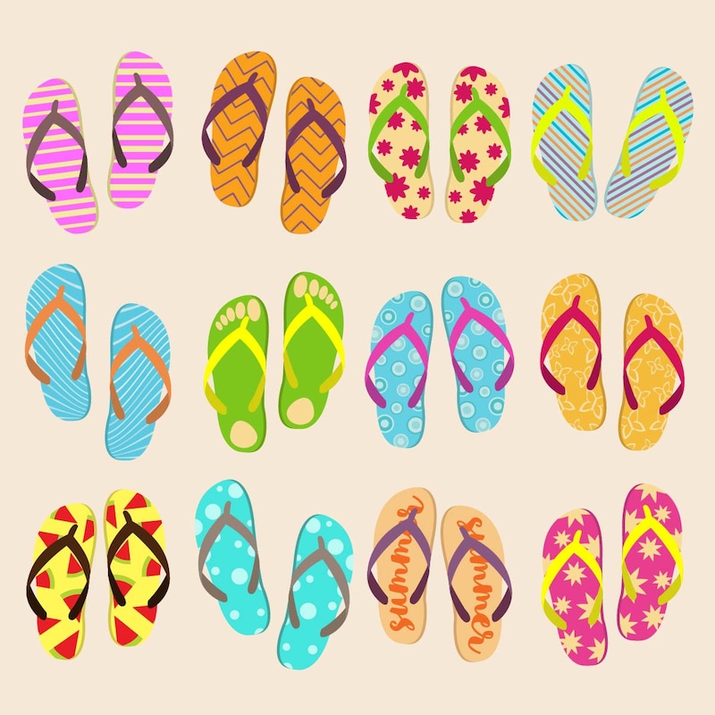Flip Flop Art - Etsy