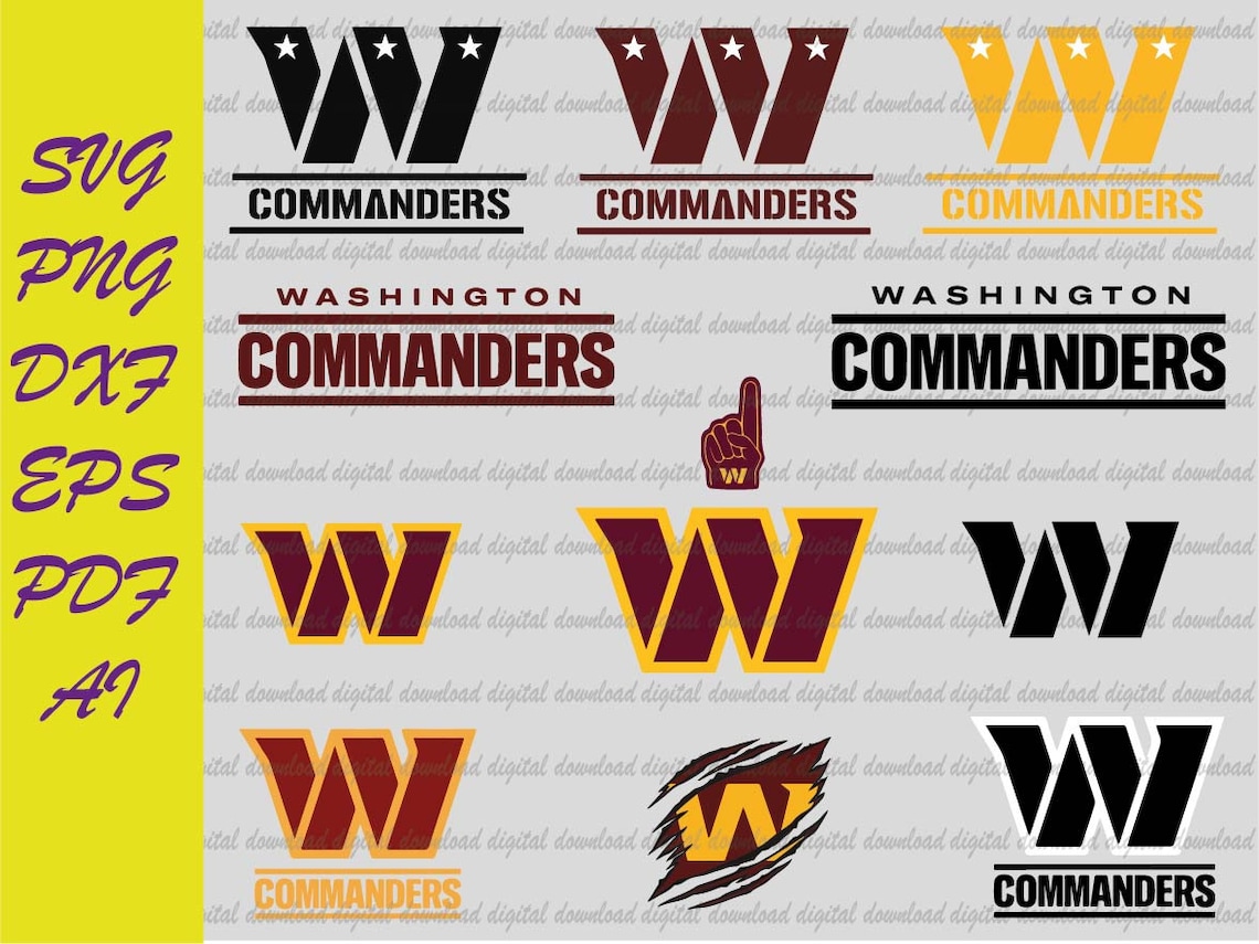 Washington-commanders Svgwashington-commanders commanders - Etsy