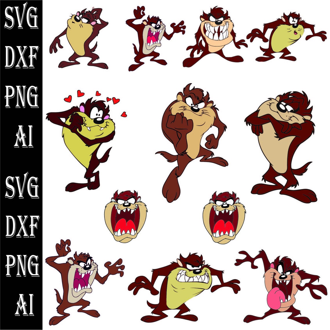 Tazmanian Devil SVG , Taz Devil Png, Cartoon Png,tasmanian Devil ...
