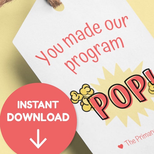 LDS Primary Program Gift Tag Primary Teacher Primary Thank You - Etsy