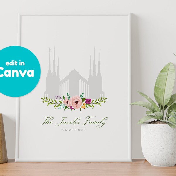 LDS Missionary Welcome Home Poster Engineer Print Color Yourself LDS ...