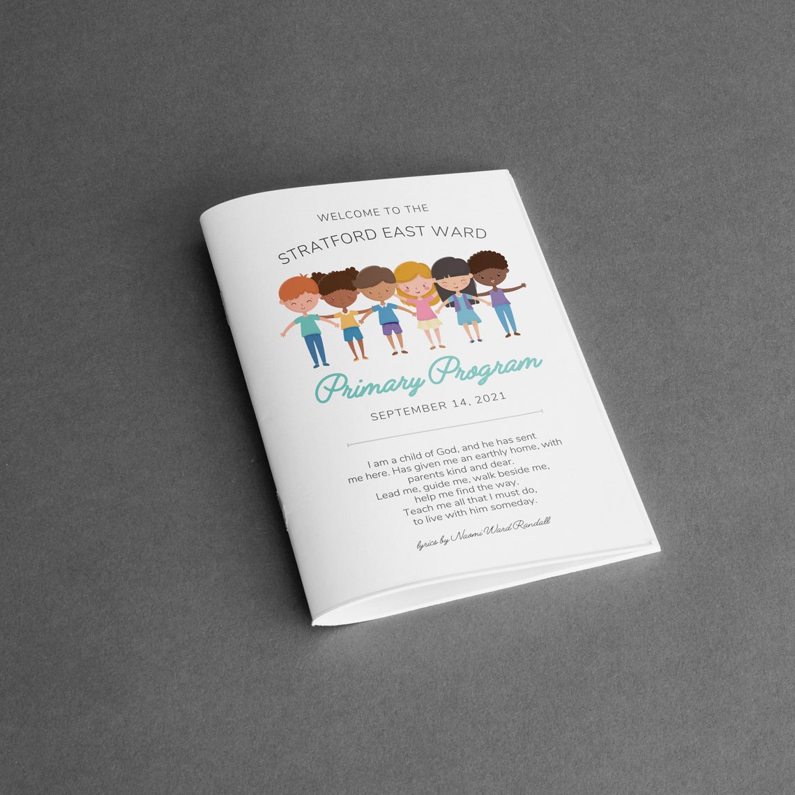 LDS Primary Program Cover LDS Primary Singing Time Choose the Right LDS ...