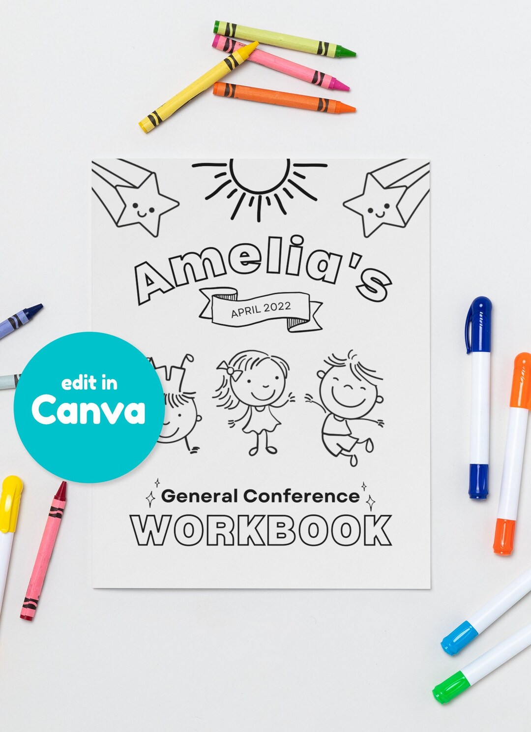 LDS General Conference Packet 2024 Junior Primary Conference Activity ...