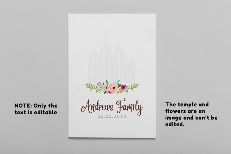 Washington DC LDS Temple Art Personalized Gift LDS Temple Watercolor ...