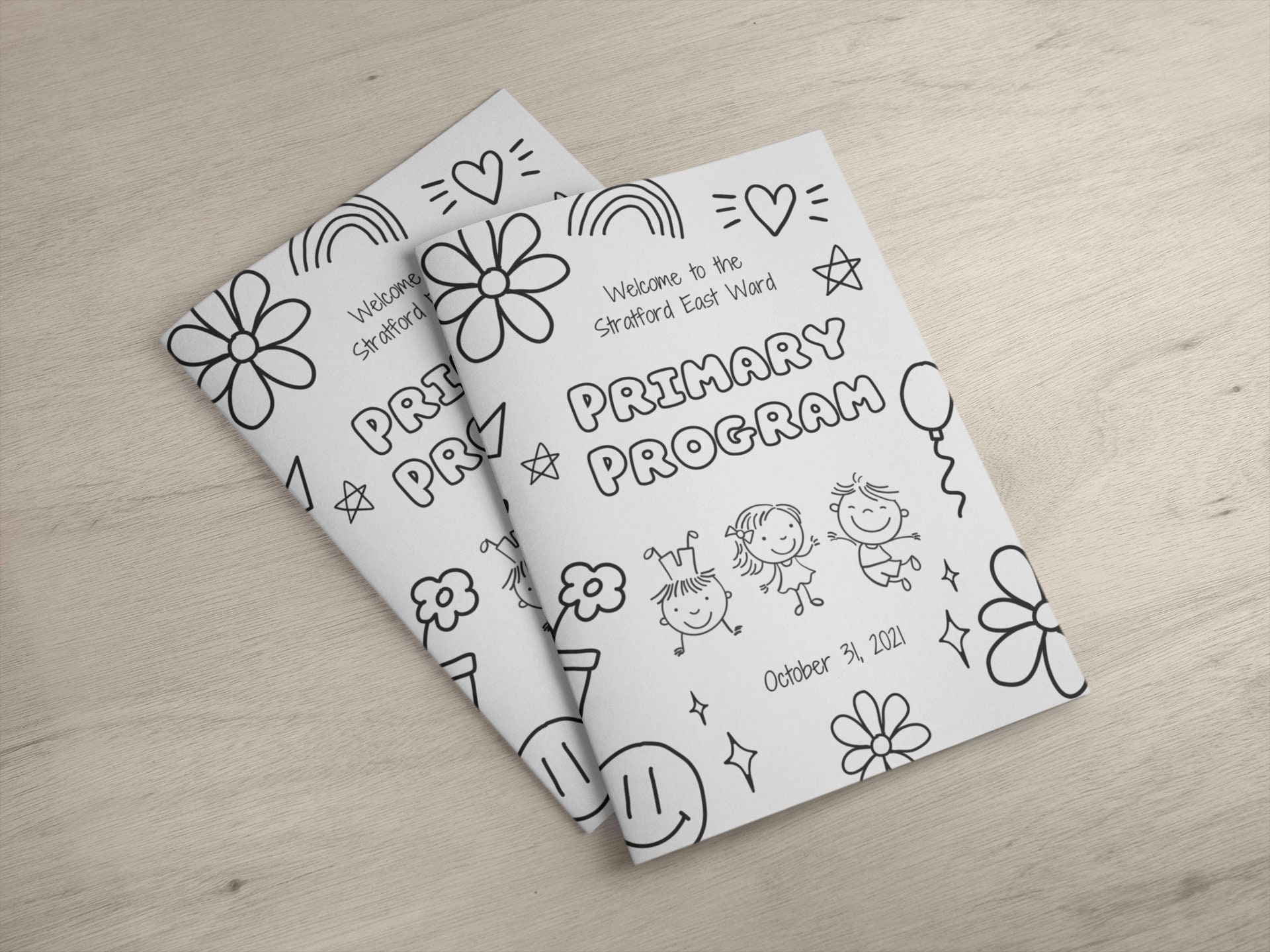 LDS Primary Program Sacrament Meeting Cover Template Primary LDS ...