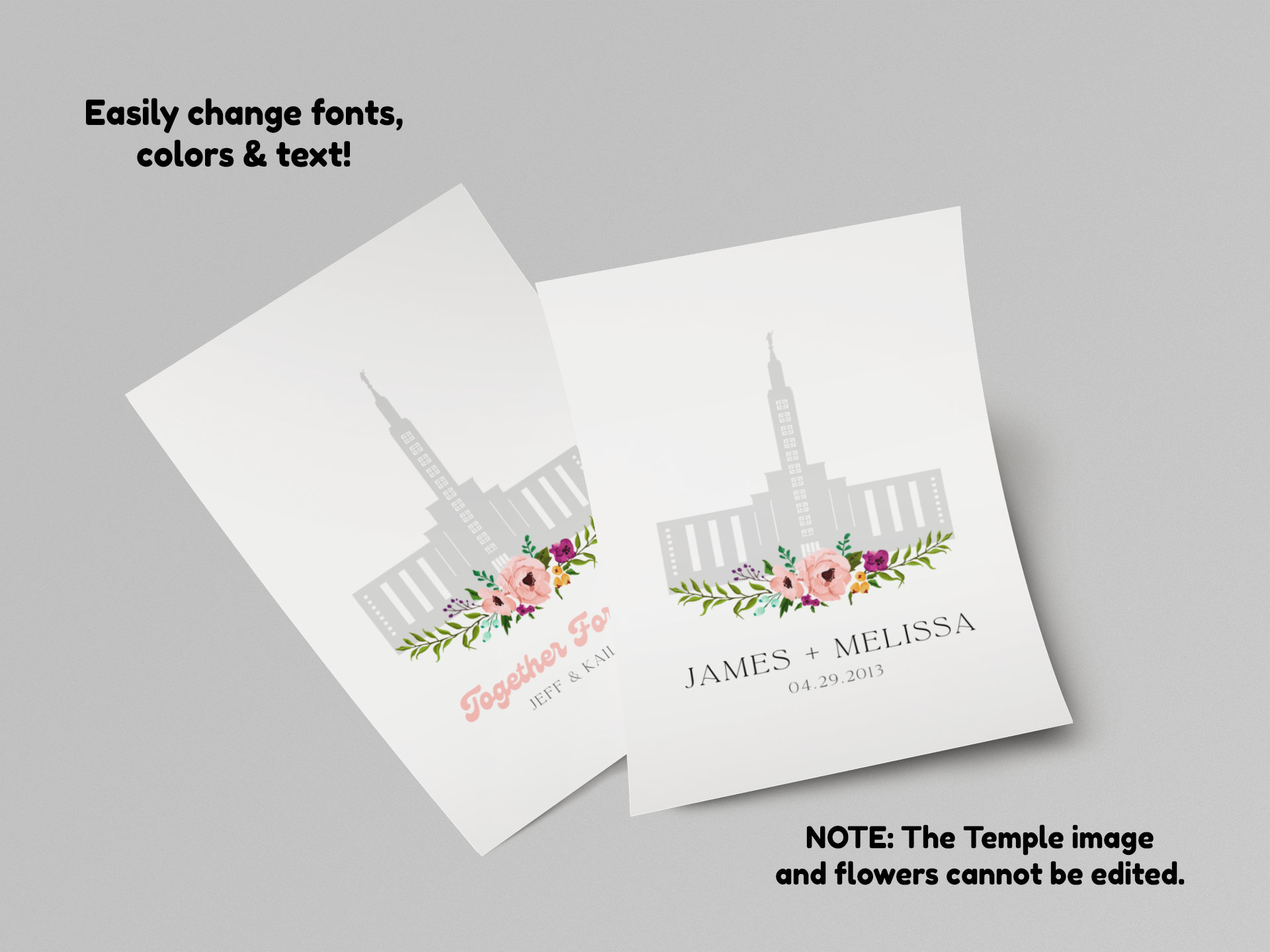 Los Angeles LDS Temple Print Personalized Gift I Love to See the Temple ...