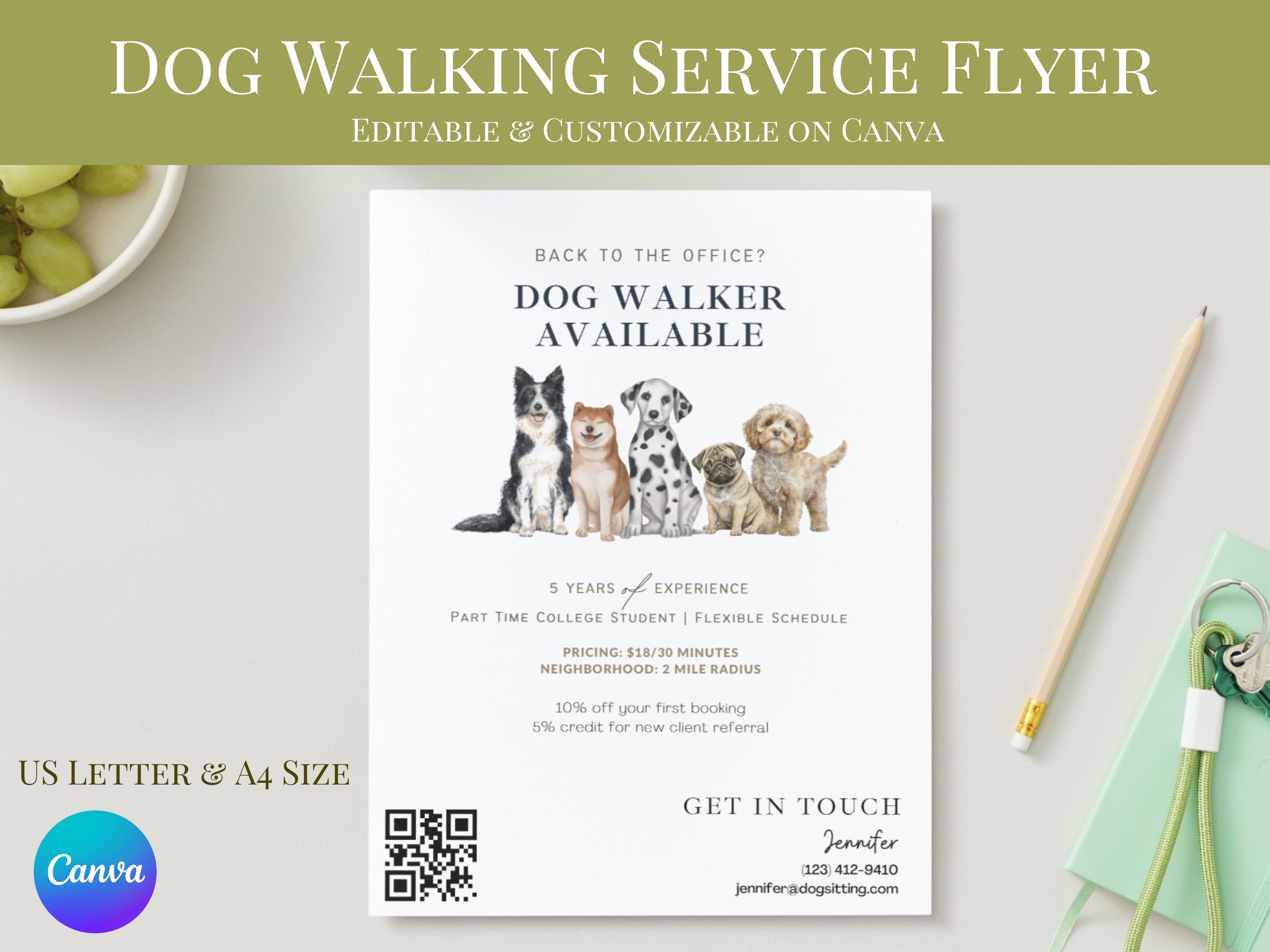 How To Make Dog Walking Flyers