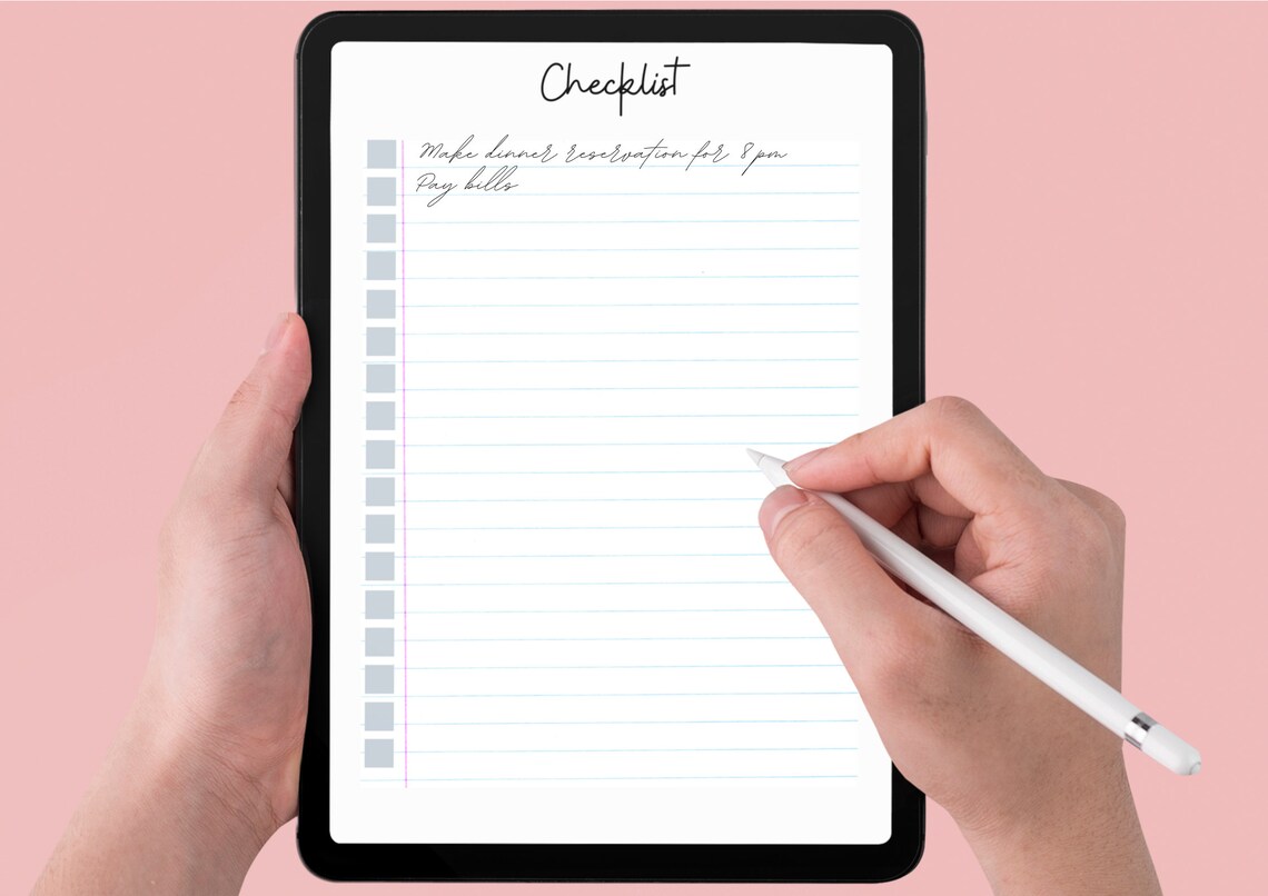 Digital and Instant Printable Weekly and Daily Planner and Organizer ...