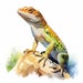 Lizard Clipart, Reptiles Images, 10 Watercolor Clip Art, Printable Jpgs ...