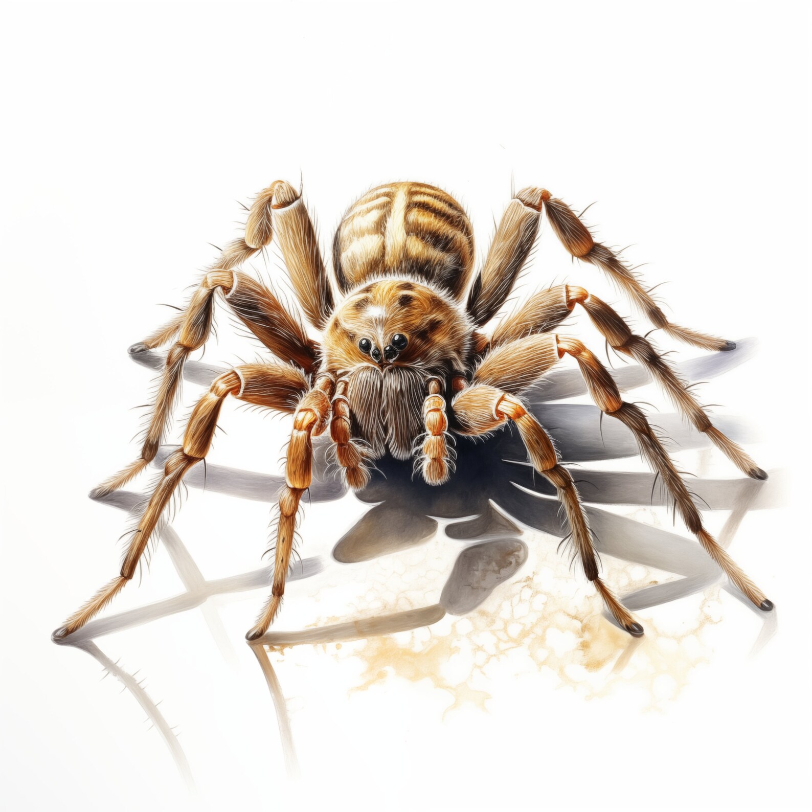 Spider Clipart, Arachnid Bugs Images, 10 Watercolor Clip Art, Printable ...