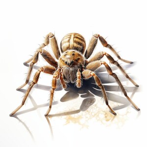 Spider Clipart, Arachnid Bugs Images, 10 Watercolor Clip Art, Printable ...