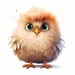 Grumpy Bird Clipart, Fluffy Birds Images, 10 Watercolor Clip Art ...