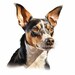 Rat Terrier Clipart, Rat Terrier Dog Images, 10 Watercolor Clip Art ...