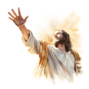 Jesus Christus Clipart, Jesus Hand Bilder, 10 Aquarell Clip Art ...