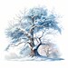 Frozen Tree Clipart, Winter Tree Images, 10 Watercolor Clip Art ...