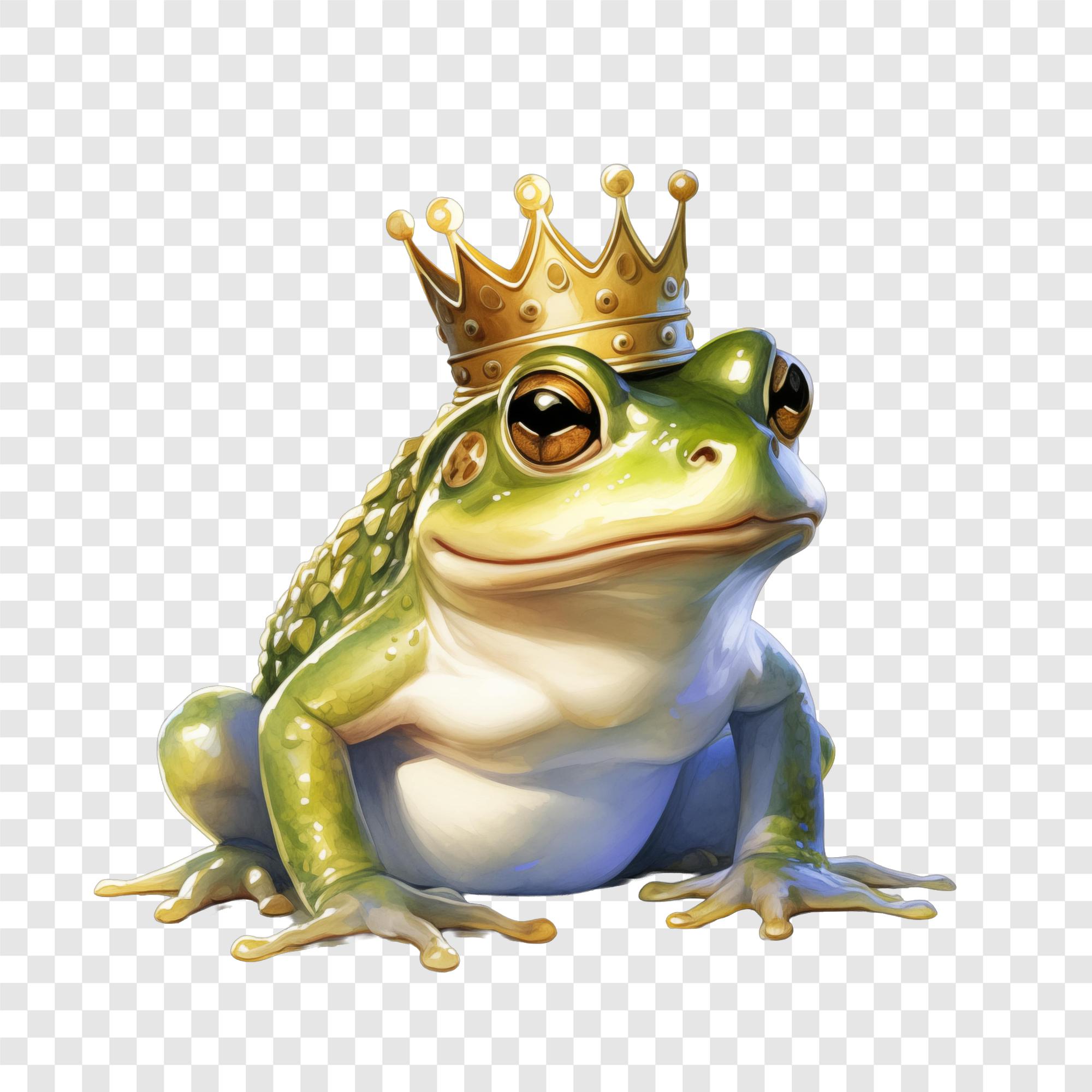 9 PNG Frog Clipart, Cute Frog Prince Images, Watercolor Clip Art ...