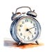 Watercolor Alarm Clock Clipart: Vintage Style Images (JPG Digital ...