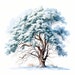 Frozen Tree Clipart, Winter Tree Images, 10 Watercolor Clip Art ...