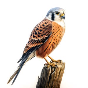 Kestrel Clipart, American Kestrel Images, 10 Watercolor Clip Art ...