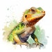 Lizard Clipart, Reptiles Images, 10 Watercolor Clip Art, Printable Jpgs ...