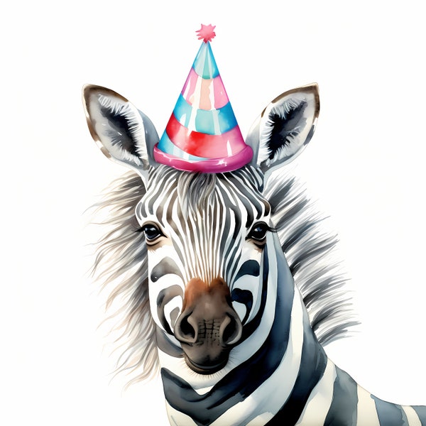 Zebra Hat - Etsy