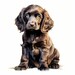 10 Field Spaniel, Puppy Dog, Field Spaniel JPG, Watercolor Clipart ...