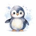 Penguin Clipart, Cute Penguins Images, 10 Watercolor Clip Art ...