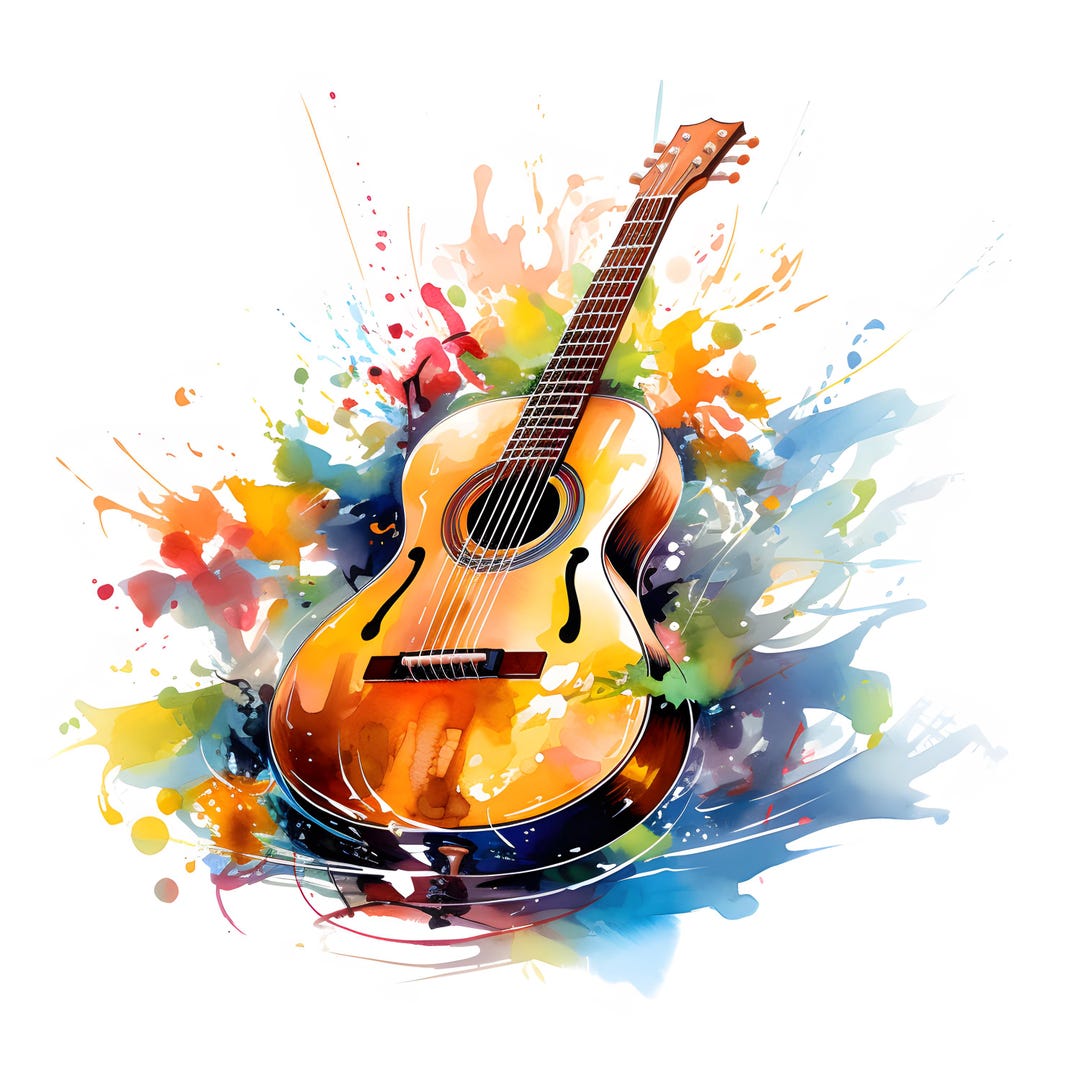 Musical Instruments Clipart, Music Images, 10 Watercolor Clip Art ...