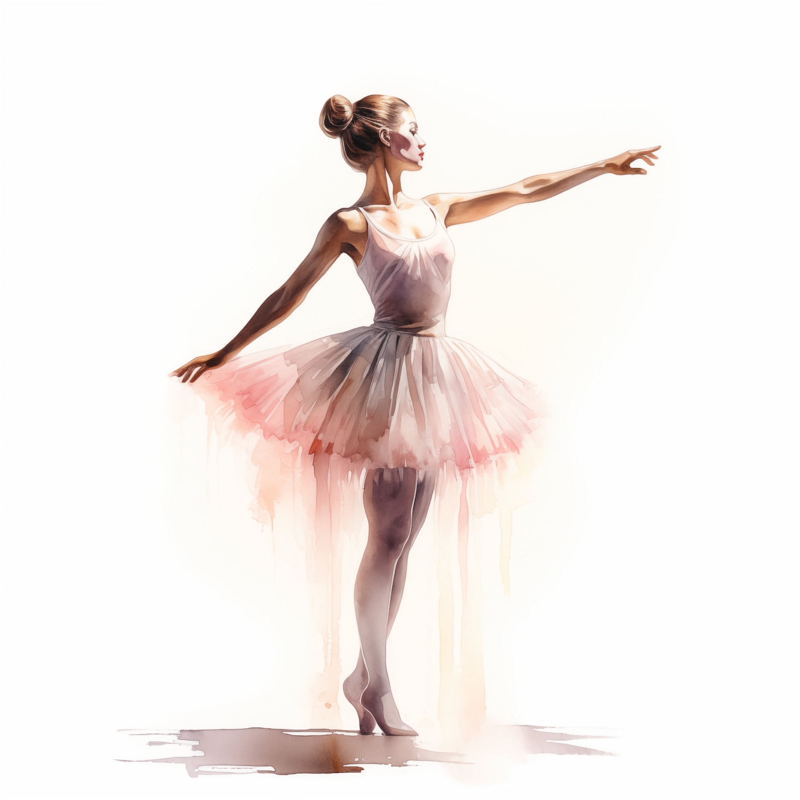Ballet Dancer Clipart, Ballerina Images, 10 Watercolor Clip Art ...