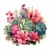 Succulents Clipart, Cactus Succulent Images, 10 Watercolor Clip Art ...