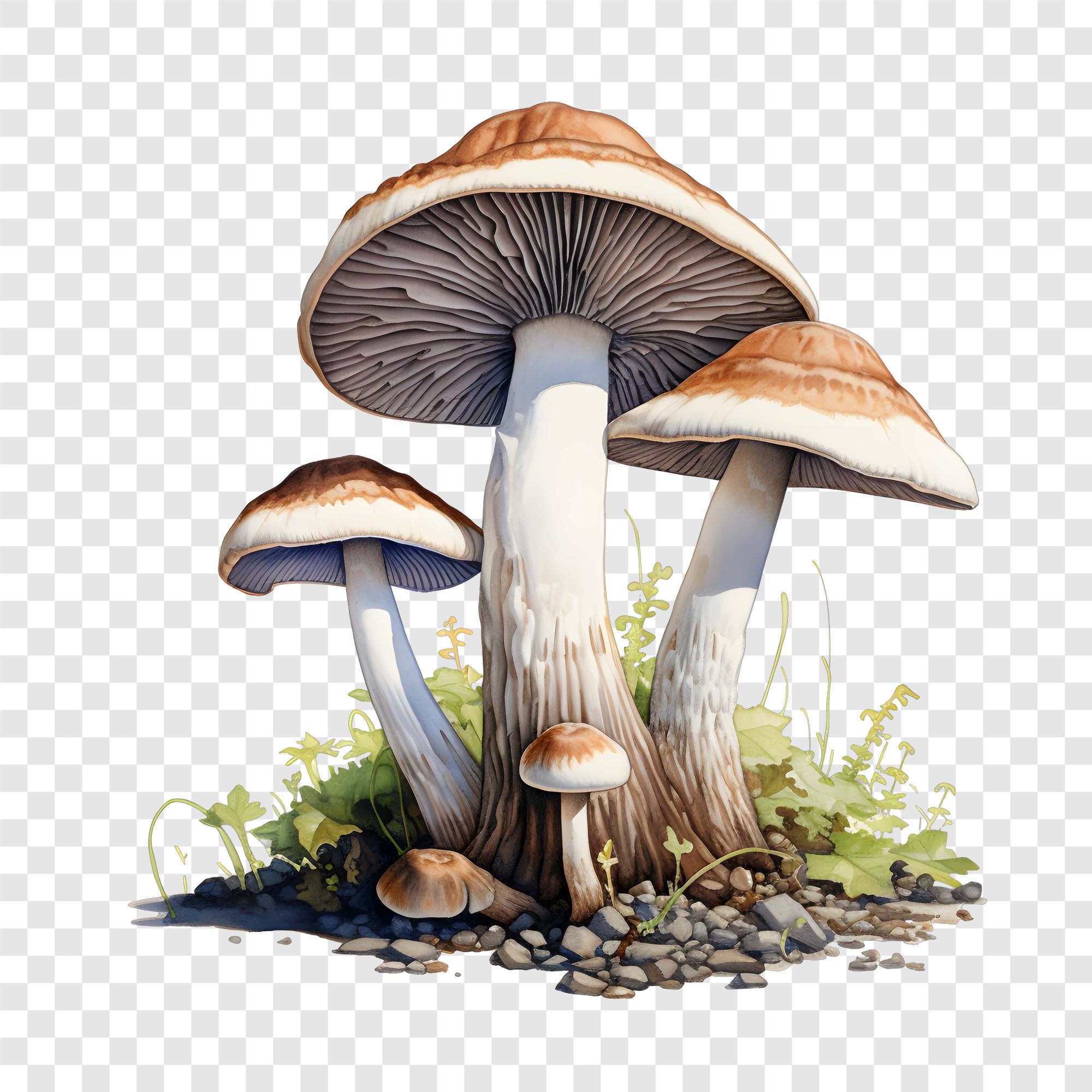 10 PNG Mushroom Clipart, Forest Fungi Images, Watercolor Clip Art ...