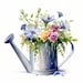 Watering Can Clipart, Watering Can With Flowers Images, 10 Watercolor ...