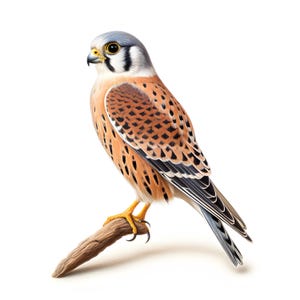 Kestrel Clipart, American Kestrel Images, 10 Watercolor Clip Art ...