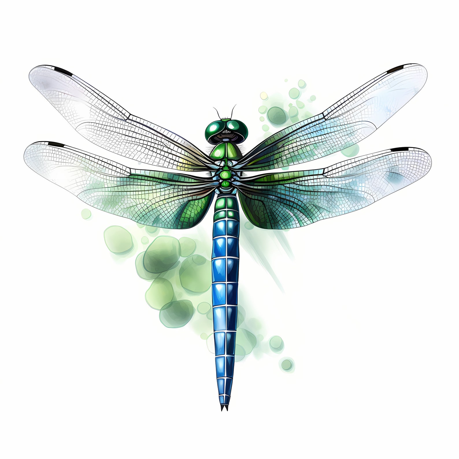 Dragonfly Clipart, Dragonflies Images, 10 Watercolor Clip Art ...