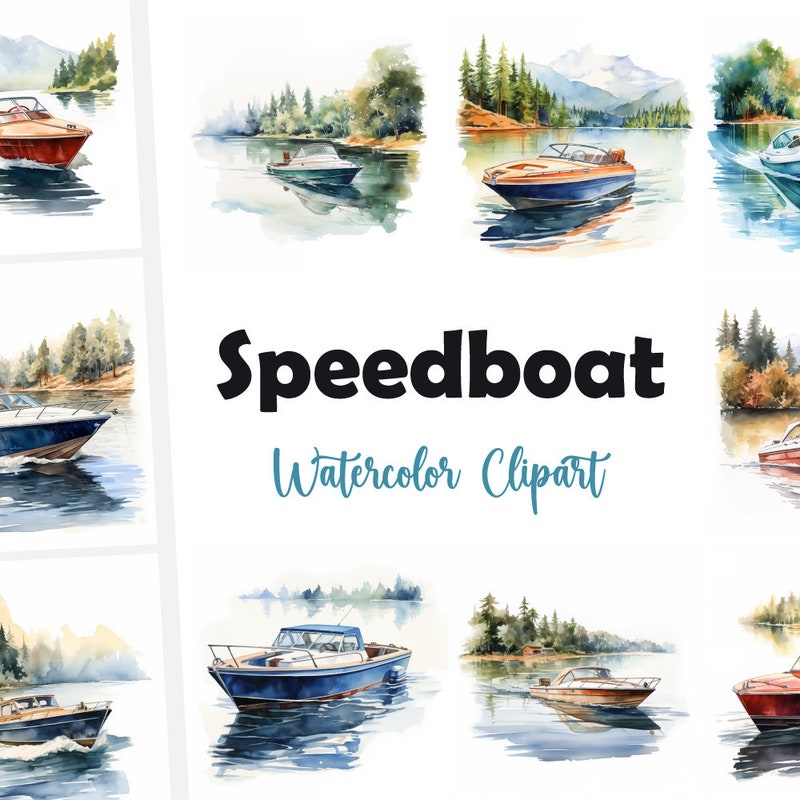 Speedboat - Etsy