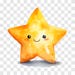 10 PNG Little Star, Cute Stars Clipart, Watercolor Clip Art, Instant ...