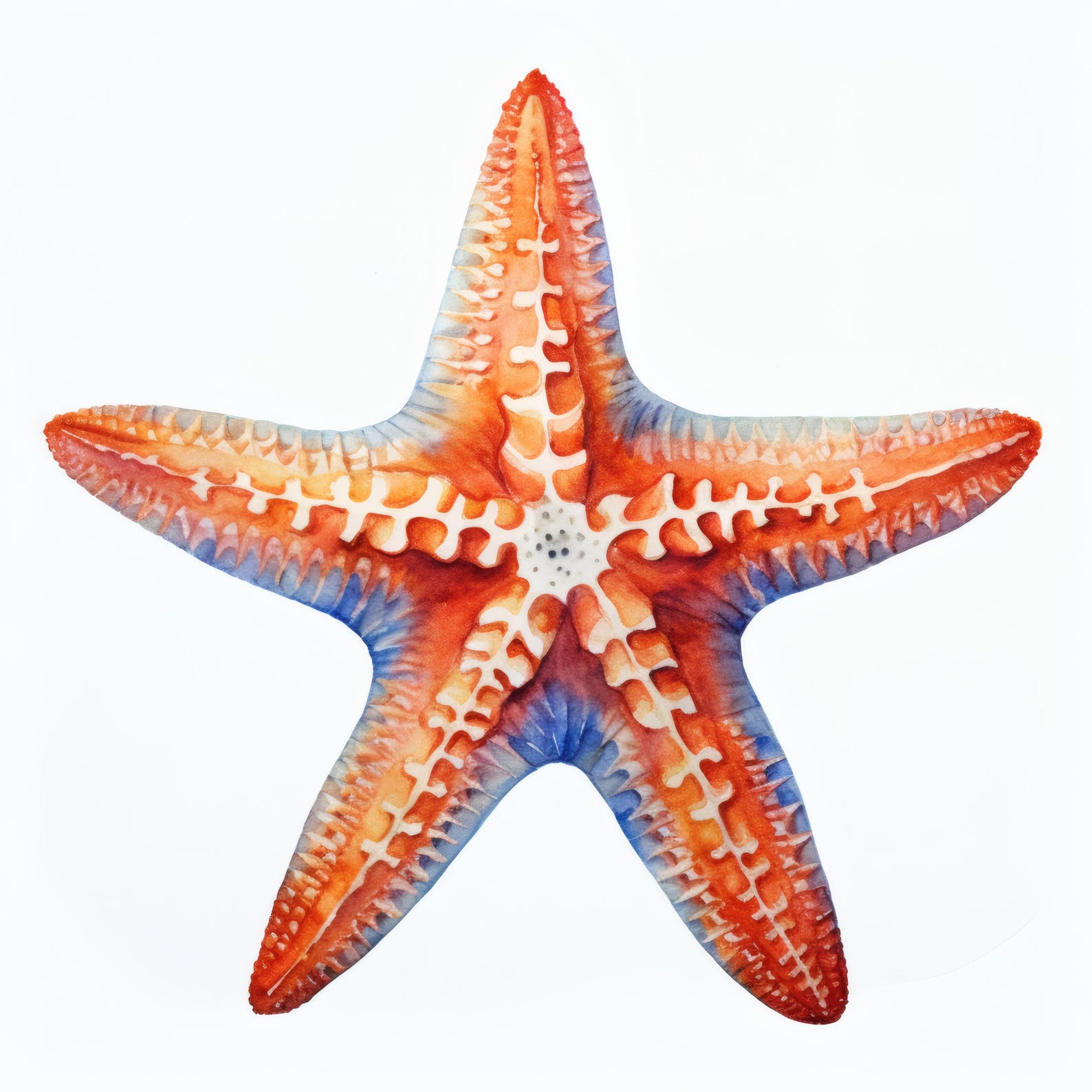 Starfish Clipart, Ocean Sea Star Images, 10 Watercolor Clip Art ...