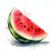 Watermelon Fruit Clipart, Summer Fruit Images, 10 Watercolor Clip Art ...