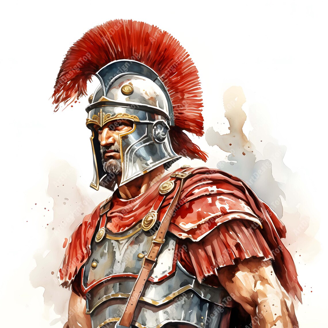 Watercolor Roman Centurion Clipart: 10 JPG Images (commercial Use) - Etsy