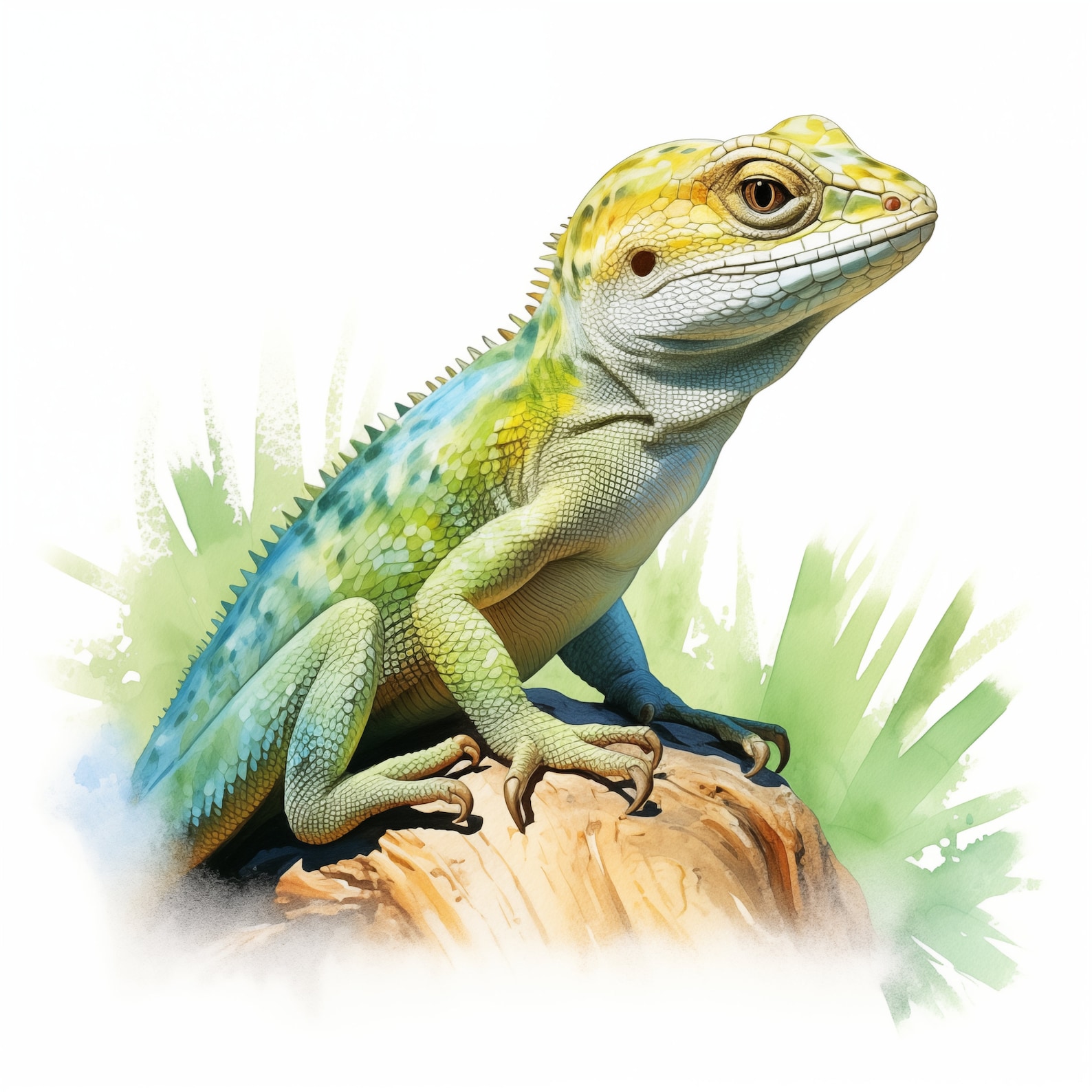 Lizard Clipart, Reptiles Images, 10 Watercolor Clip Art, Printable Jpgs ...
