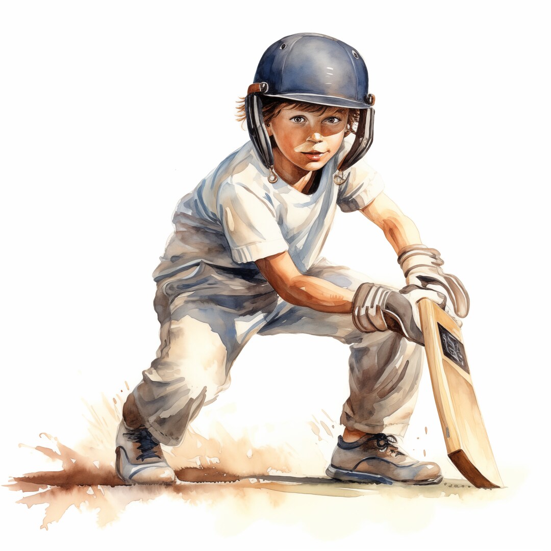 Cricket Clipart, Children Cricket Images, 10 Watercolor Clip Art ...