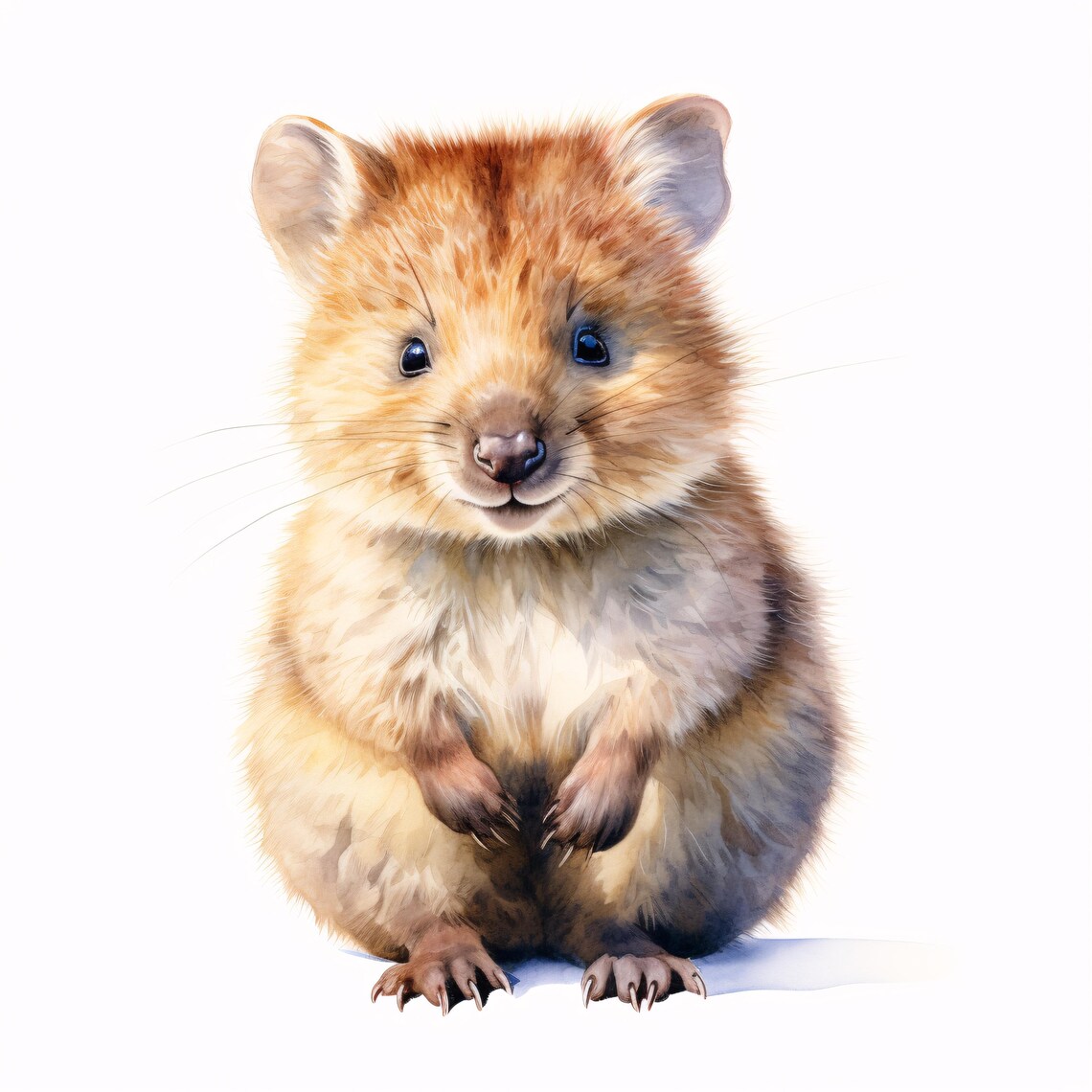 Baby Quokka Clipart, Cute Animal Images, 10 Watercolor Clip Art ...