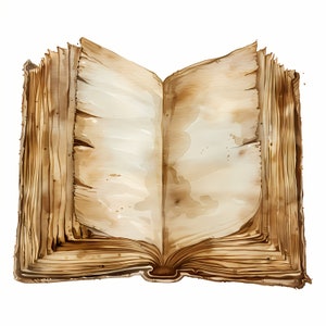 Antique Paper Clipart, Old Vintage Papers Images, 10 Watercolor Clip ...