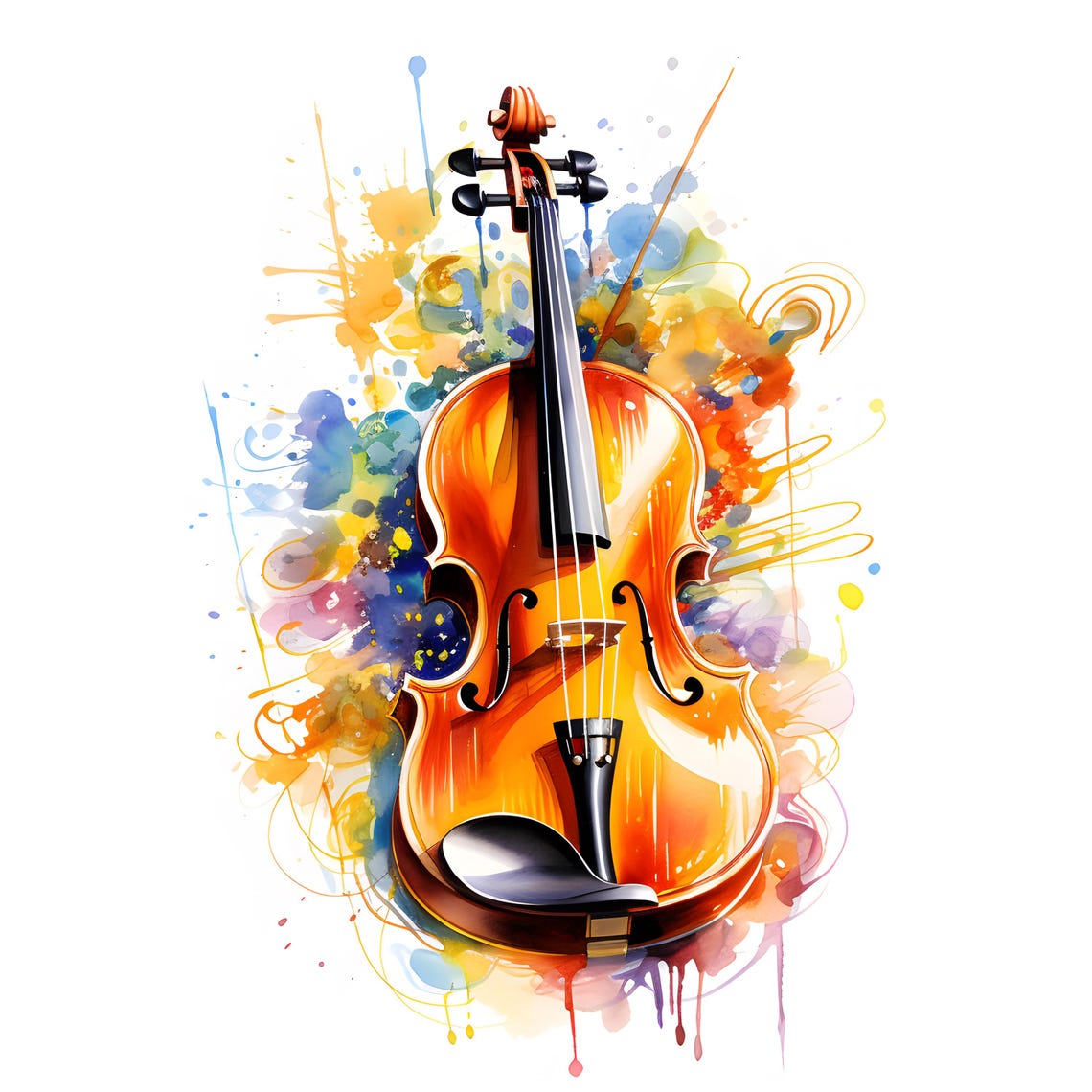 Musical Instruments Clipart, Music Images, 10 Watercolor Clip Art ...