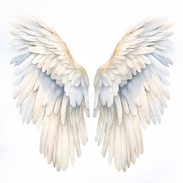 Molde para imprimir alas de angel - Etsy México