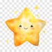 10 PNG Little Star, Cute Stars Clipart, Watercolor Clip Art, Instant ...