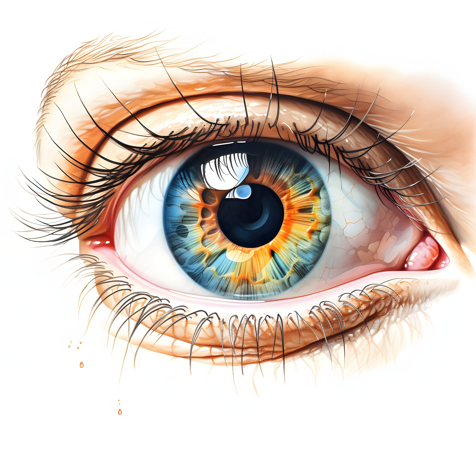 Colorful Eye Clipart, Abstract Eyeballs Images, 10 Watercolor Clip Art ...