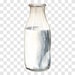 10 PNG Milk Bottle, Milk Glass Bottle Clipart, Watercolor Clip Art ...